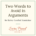Two Words to Avoid in Arguments for Better Conflict Resolution